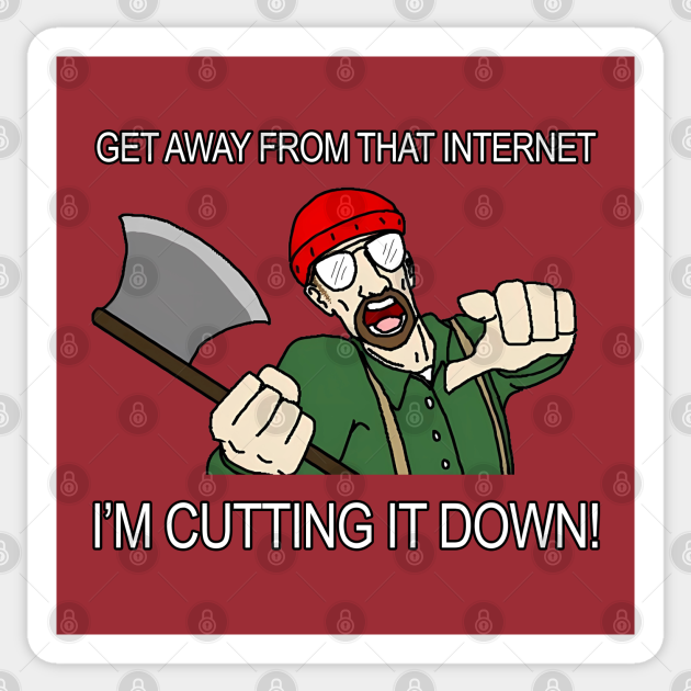 Bob The Internet Lumberjack - Chris Chan - Sticker | TeePublic